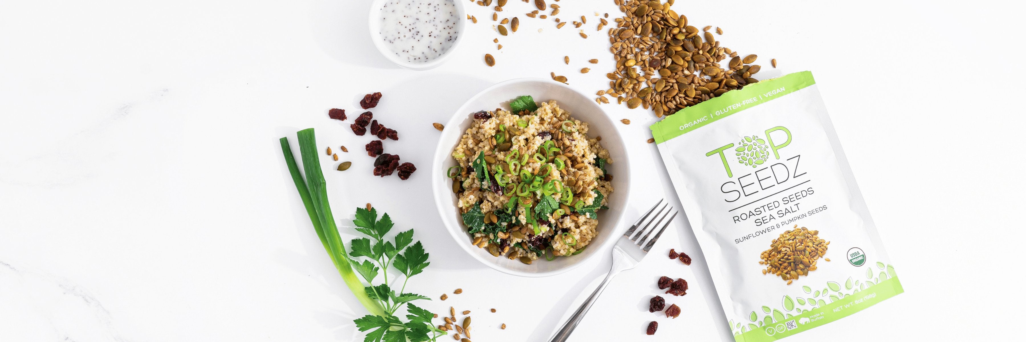 Gourmet Roasted Seeds | Organic, Gluten & Dairy Free | Top Seedz