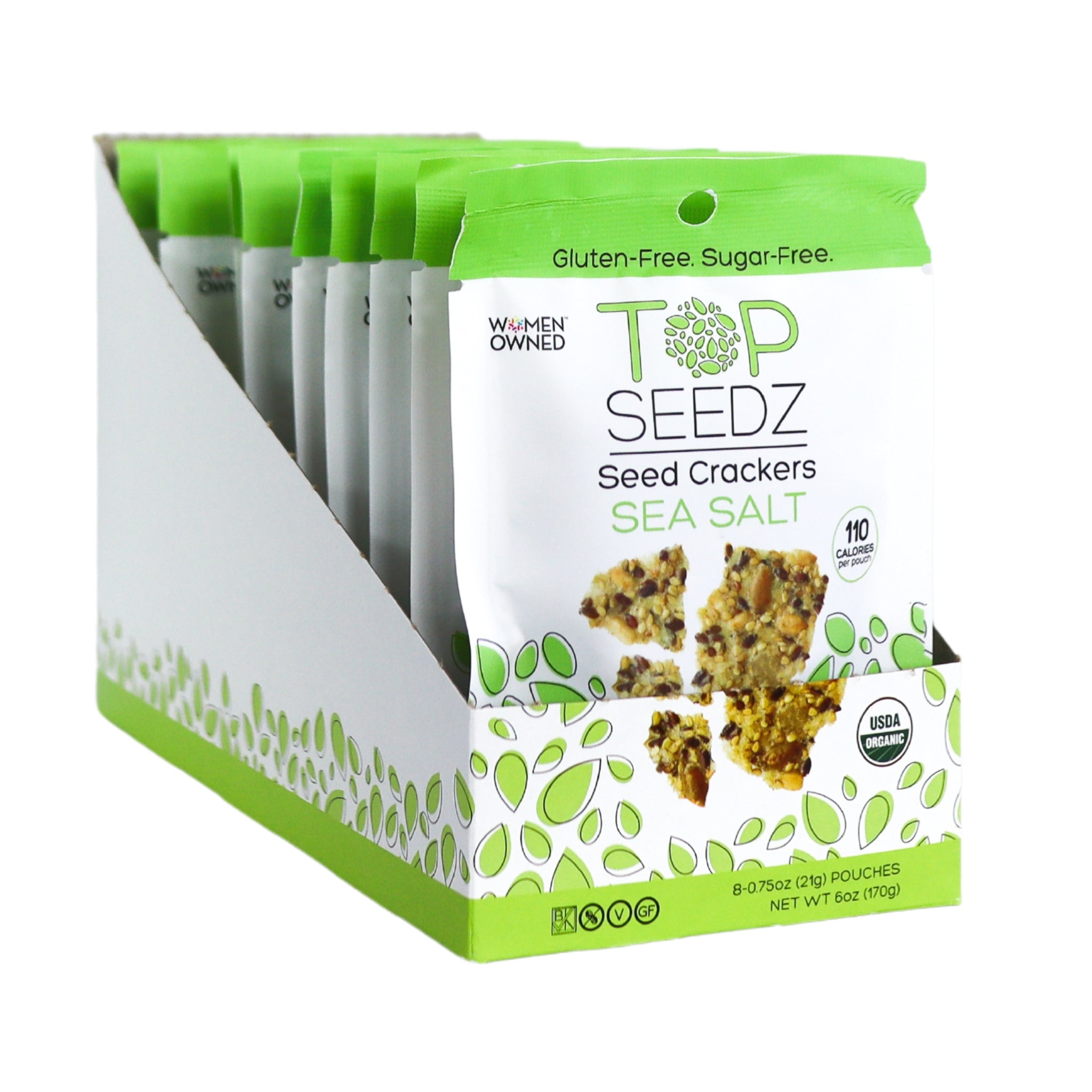 Sea Salt Crackers Counter Display – Top Seedz